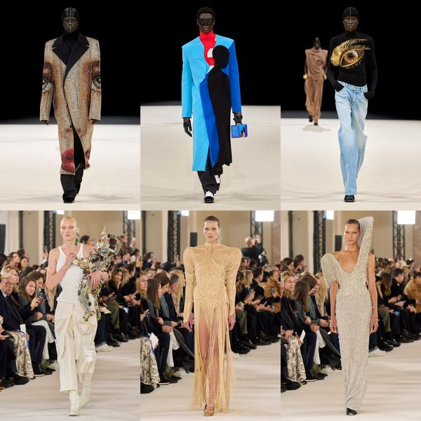 Olivier Rousteing e Daniel Roseberry opõem tecnologias em Paris ...